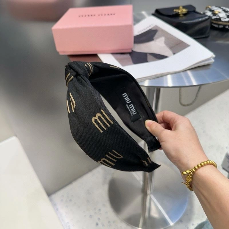 Brand-original Miu Miu Hair Hoop