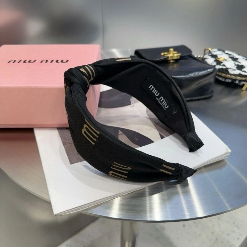 Brand-original Miu Miu Hair Hoop