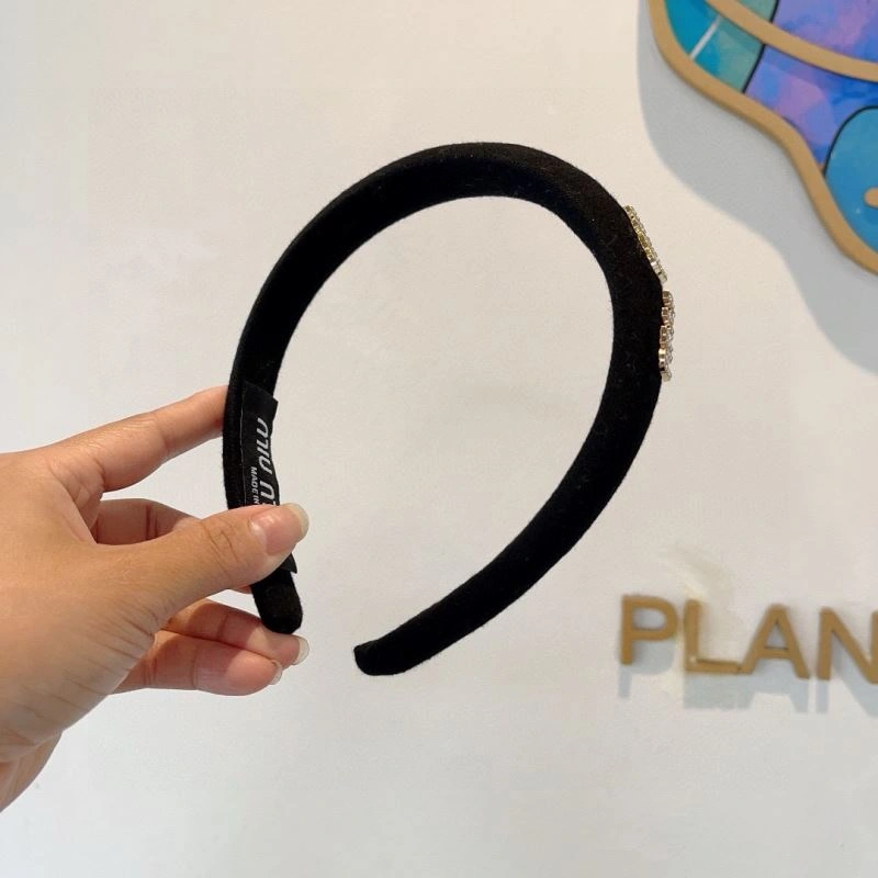 Brand-authenticated Miu Miu Hair Hoop