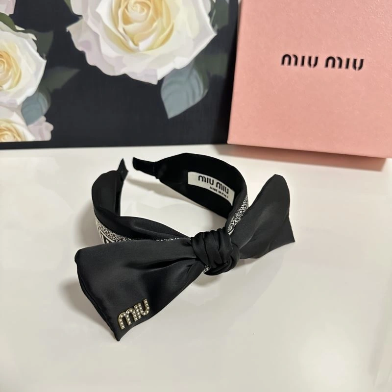 Top match Miu Miu Hair Hoop