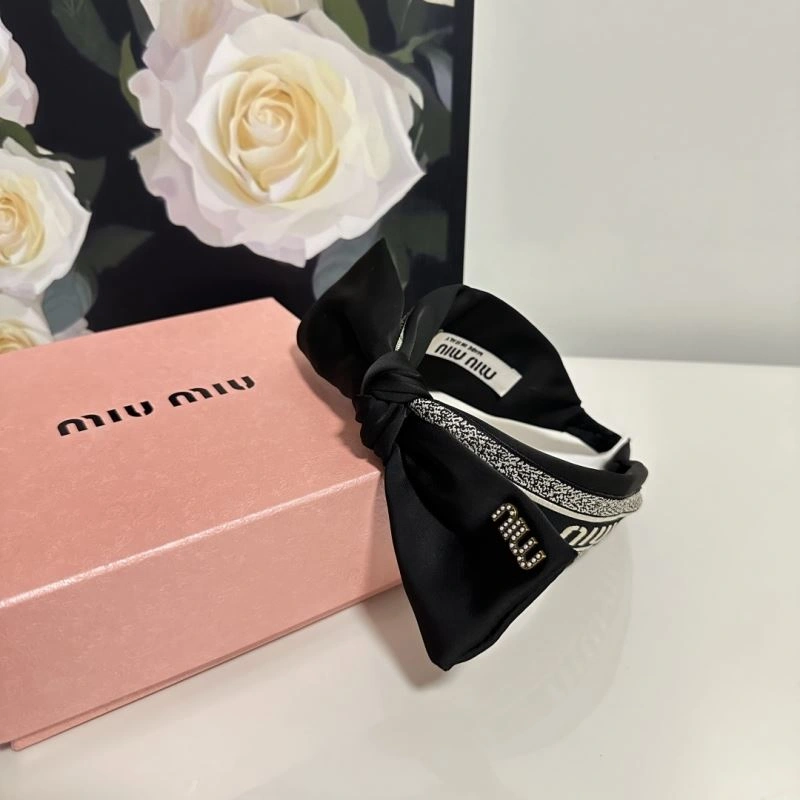 Top match Miu Miu Hair Hoop