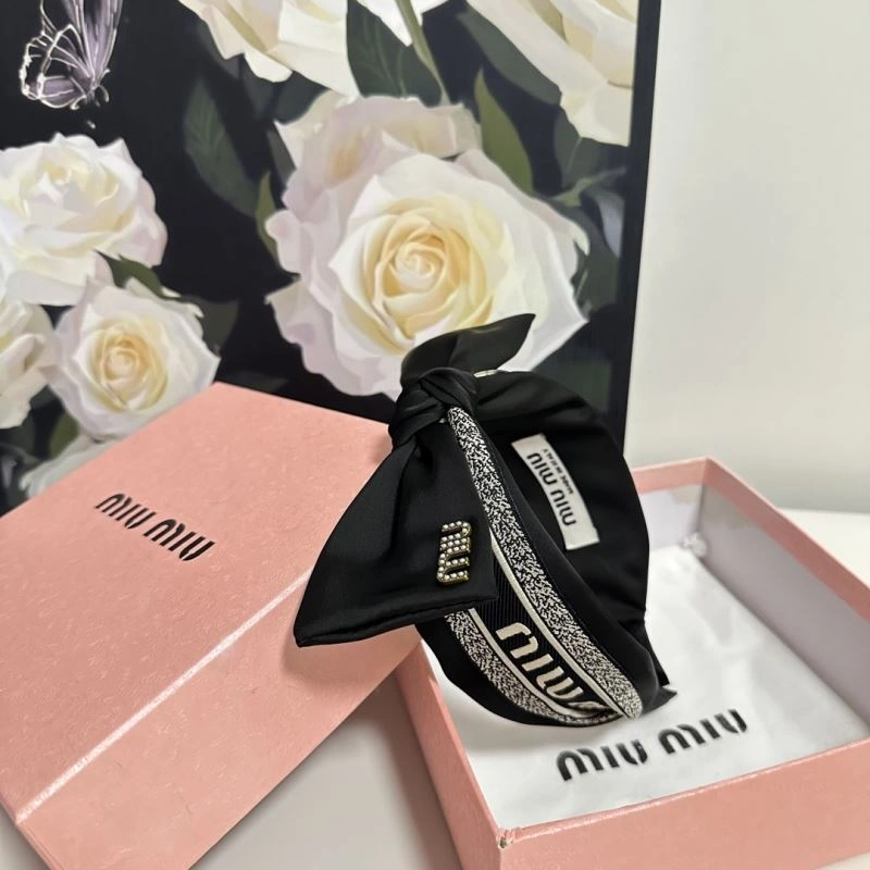 Top match Miu Miu Hair Hoop