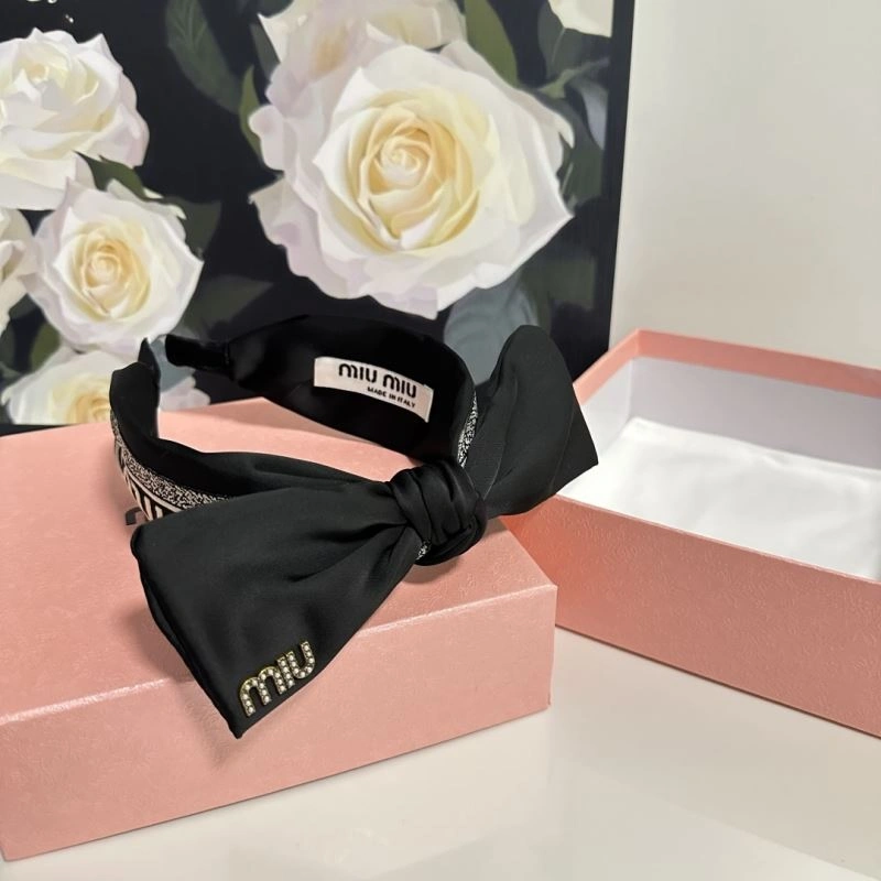 Top match Miu Miu Hair Hoop