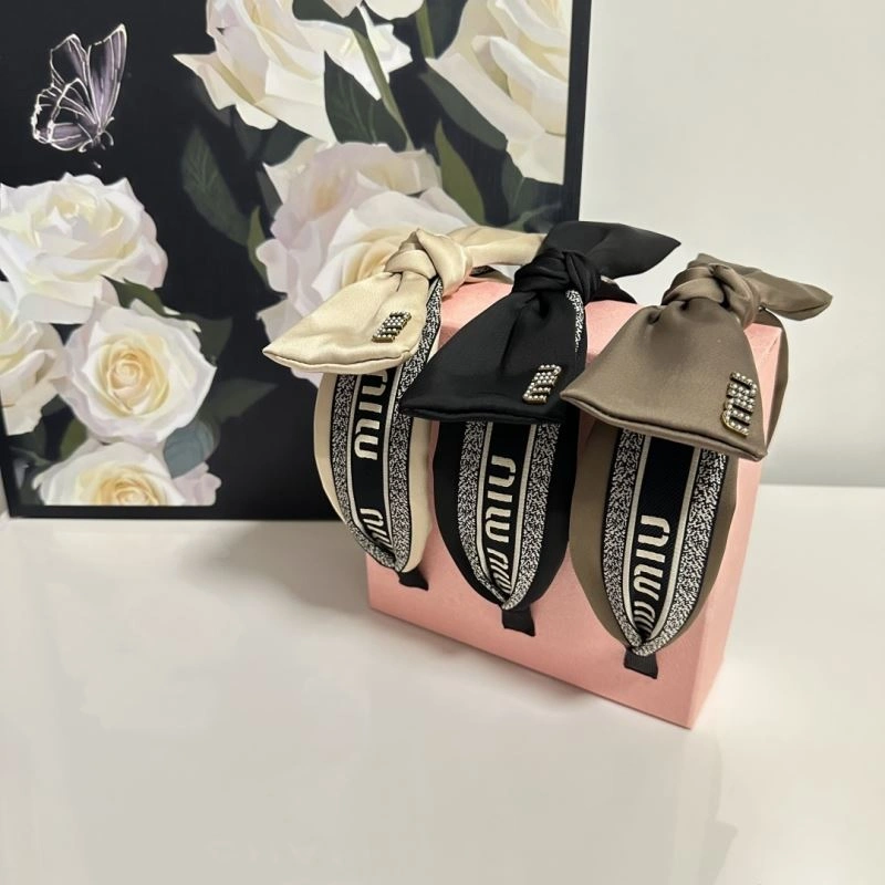 Top match Miu Miu Hair Hoop