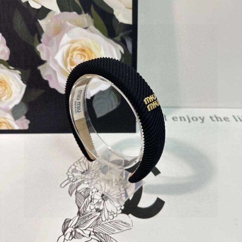 Brand-original Miu Miu Hair Hoop