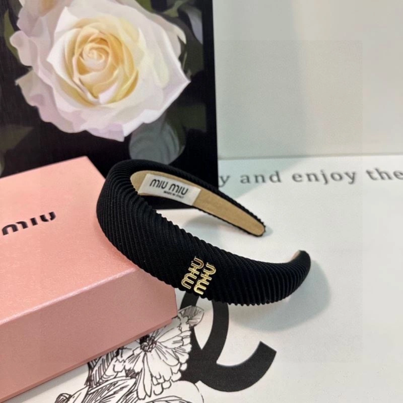 Brand-original Miu Miu Hair Hoop