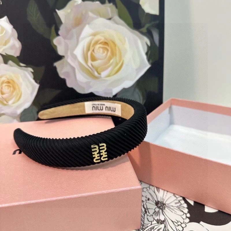 Brand-original Miu Miu Hair Hoop