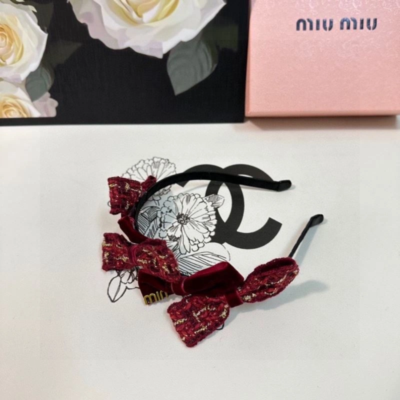Top match Miu Miu Hair Hoop
