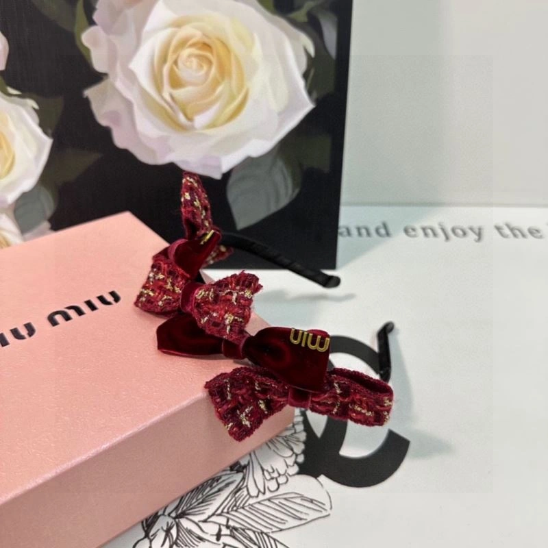 Top match Miu Miu Hair Hoop