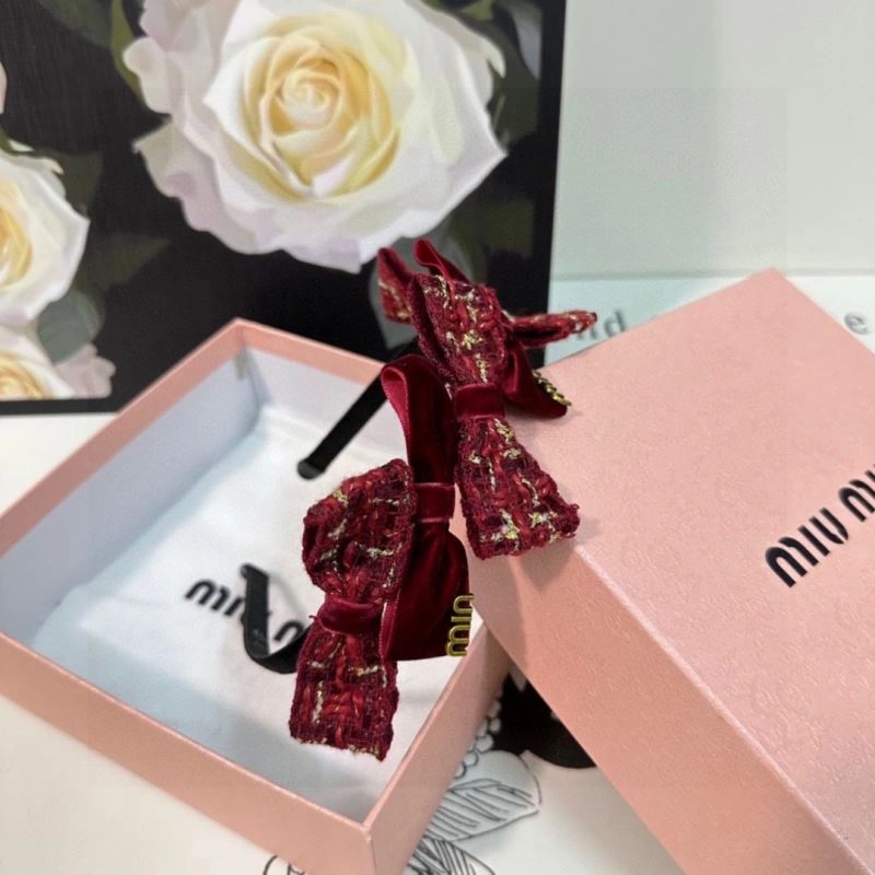 Top match Miu Miu Hair Hoop