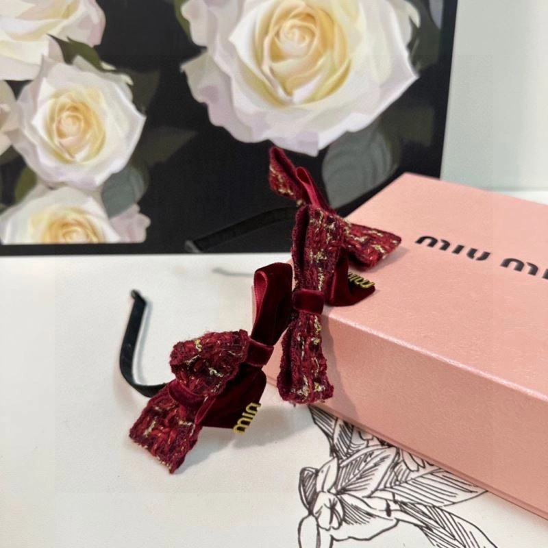 Top match Miu Miu Hair Hoop