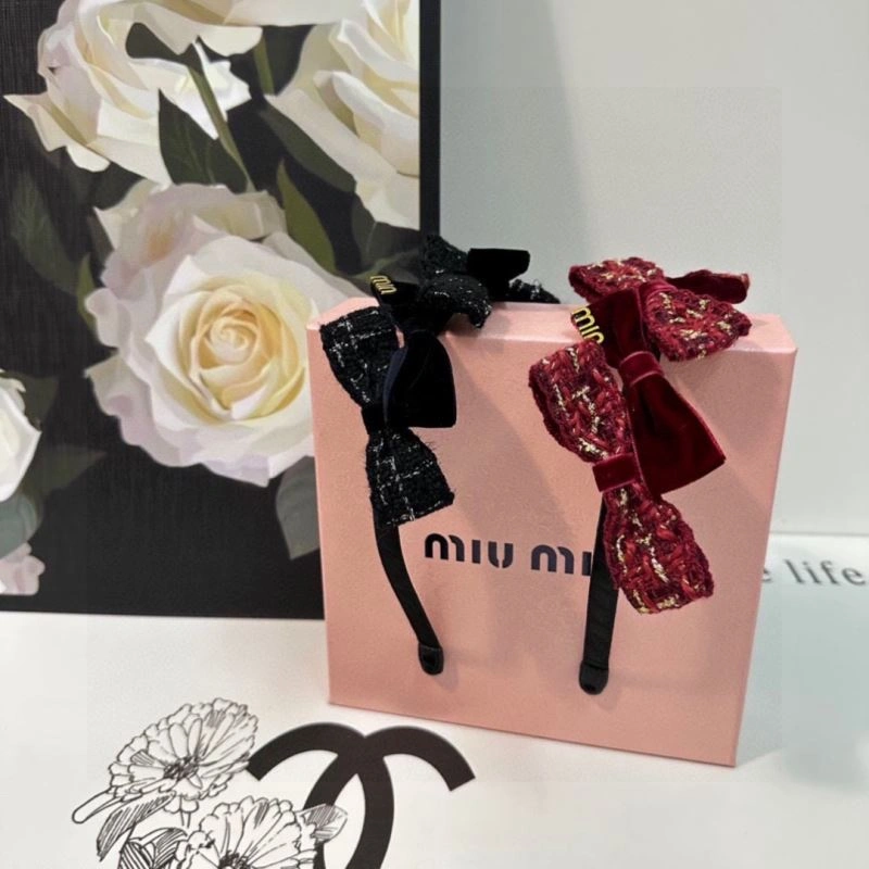 Top match Miu Miu Hair Hoop