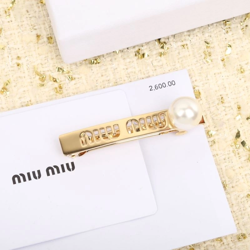 Authentic Miu Miu Hairpins
