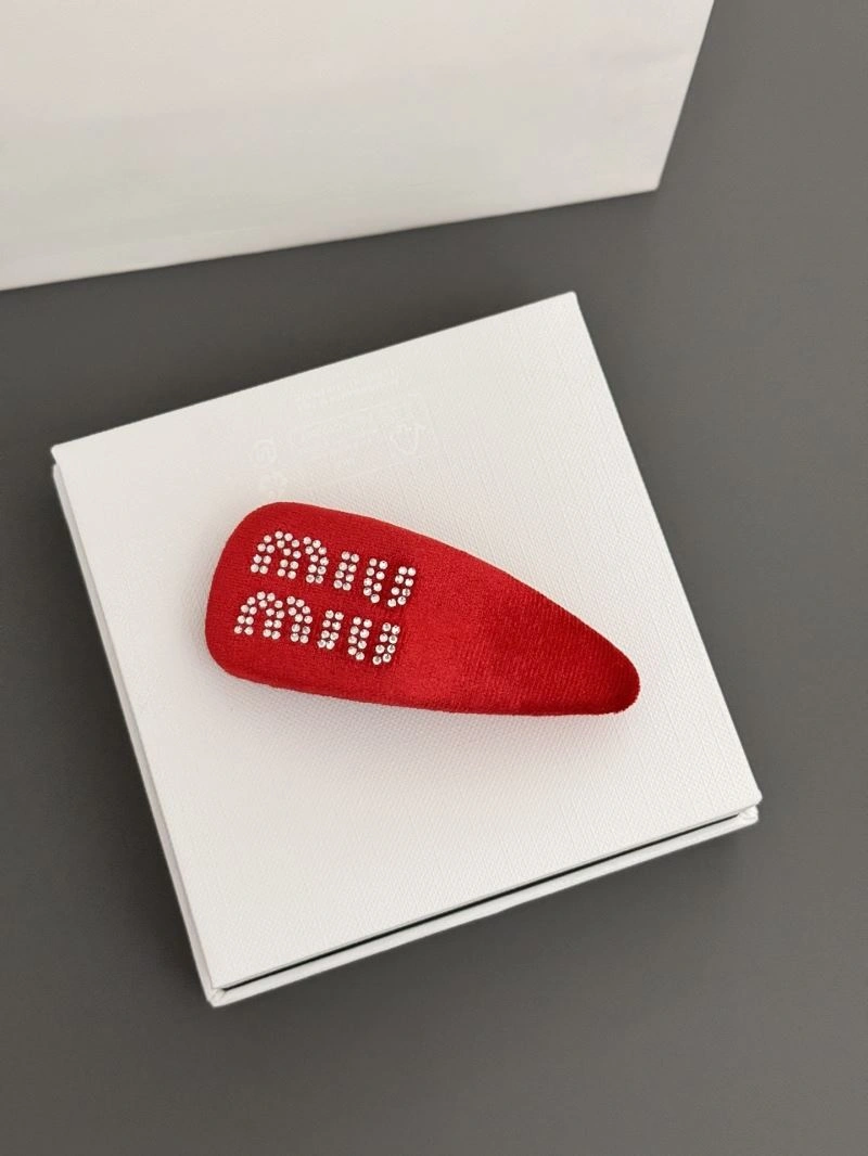 Brand-authenticated Miu Miu Hairpins