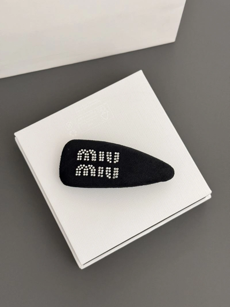 Brand-authenticated Miu Miu Hairpins