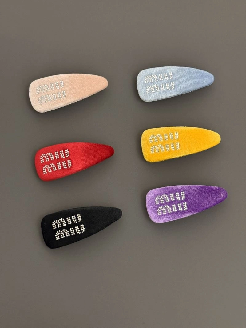 Brand-authenticated Miu Miu Hairpins