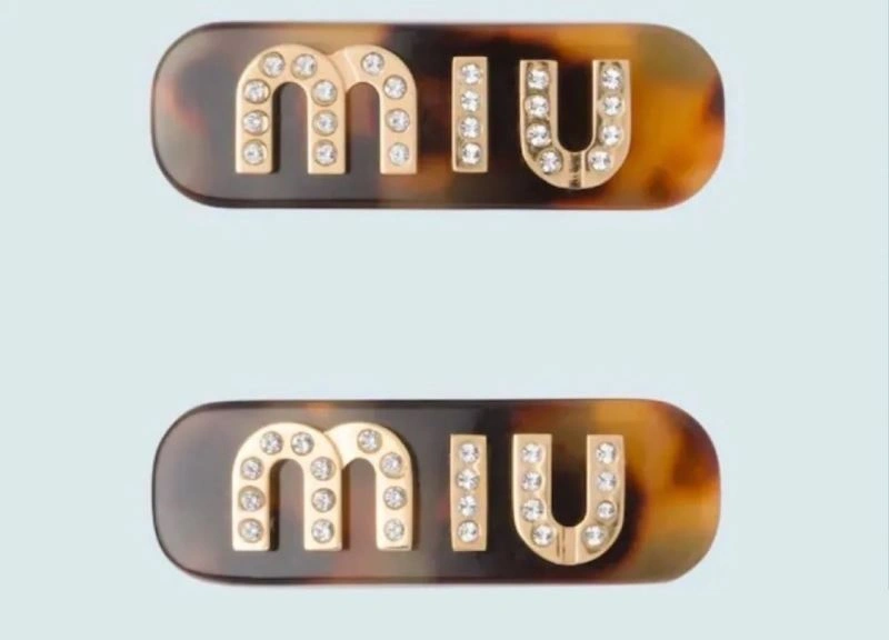 Real Miu Miu Hairpins