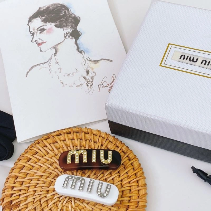 Real Miu Miu Hairpins