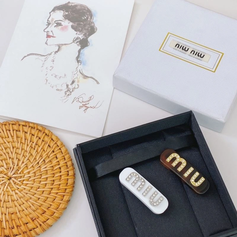Real Miu Miu Hairpins