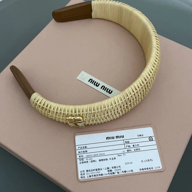 Indistinguishable Miu Miu Hairpins