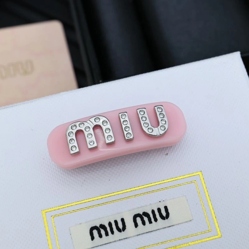 Brand-authenticated Miu Miu Hairpins