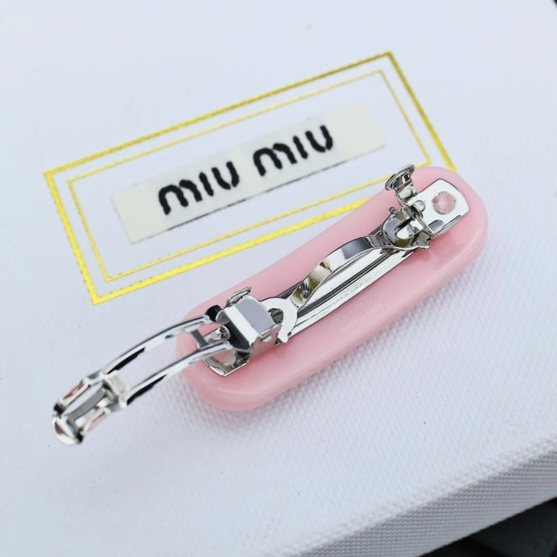 Brand-authenticated Miu Miu Hairpins