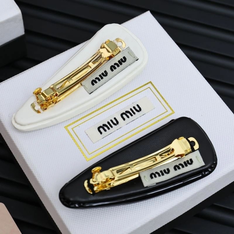 Indistinguishable Miu Miu Hairpins