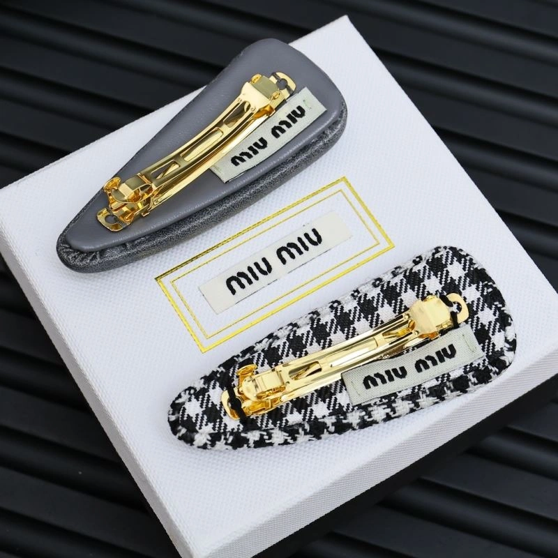 High fidelity Miu Miu Hairpins