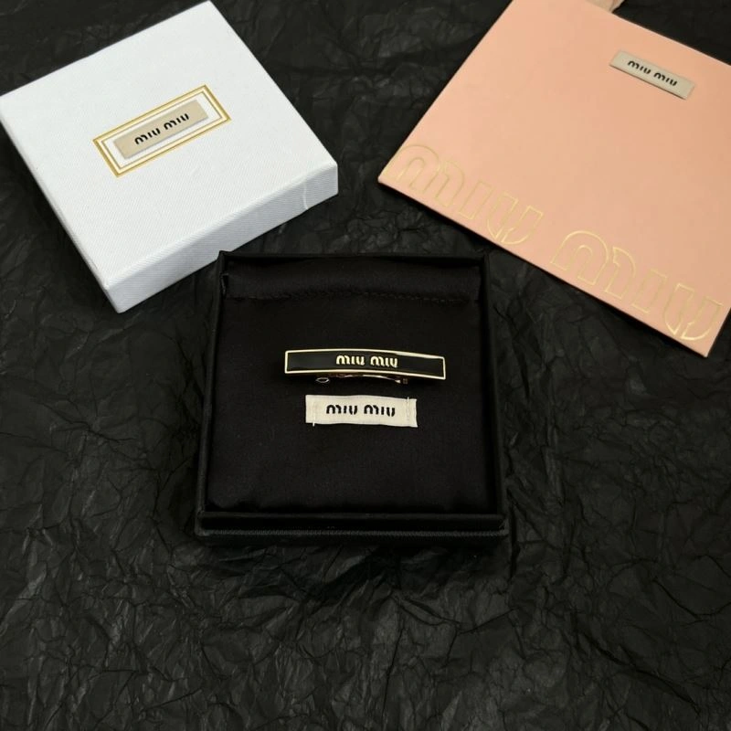 Indistinguishable Miu Miu Hairpins