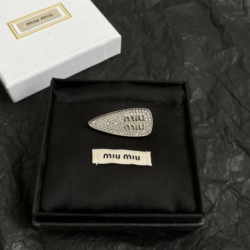 Brand-authenticated Miu Miu Hairpins