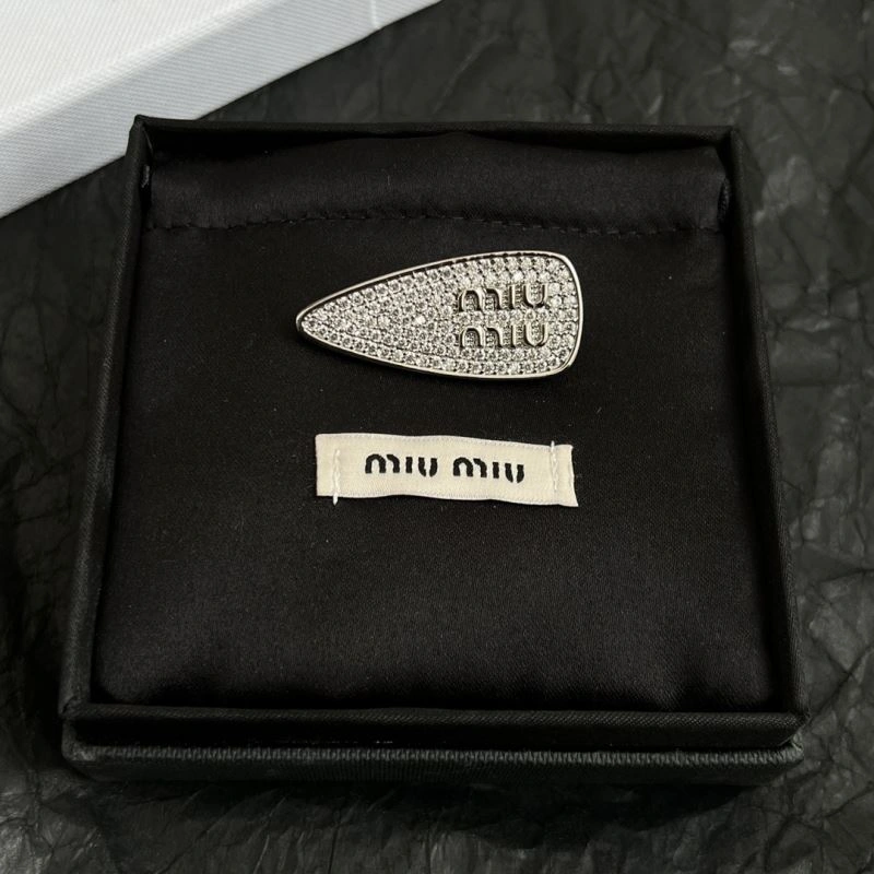 Brand-authenticated Miu Miu Hairpins
