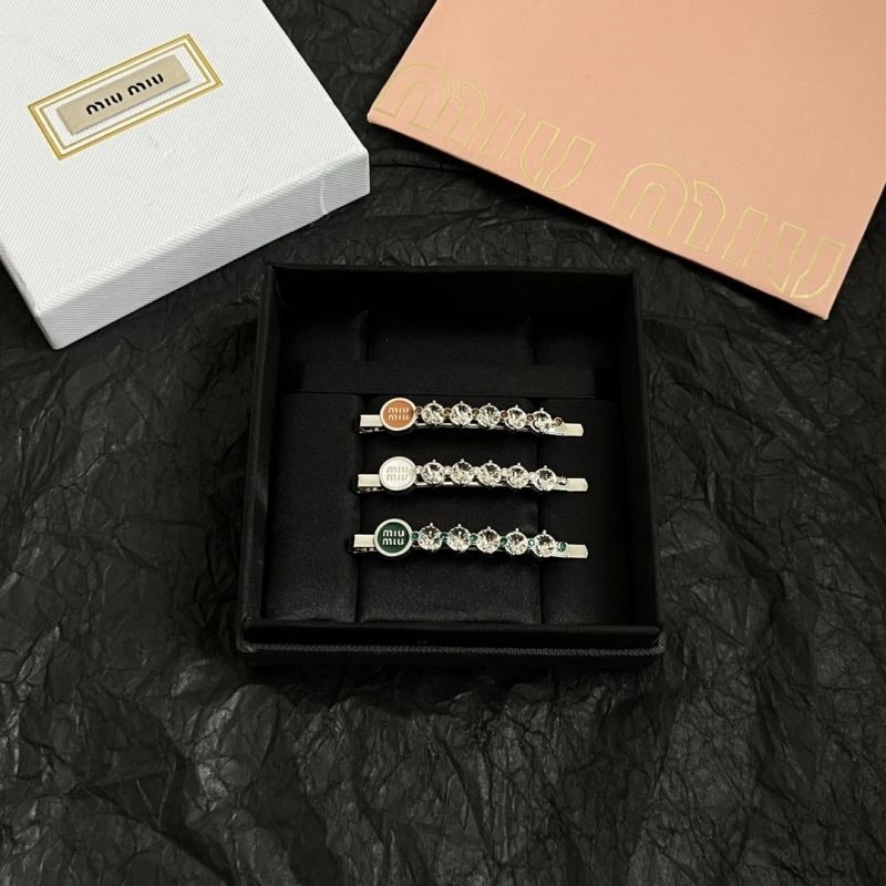 Brand-original Miu Miu Hairpins