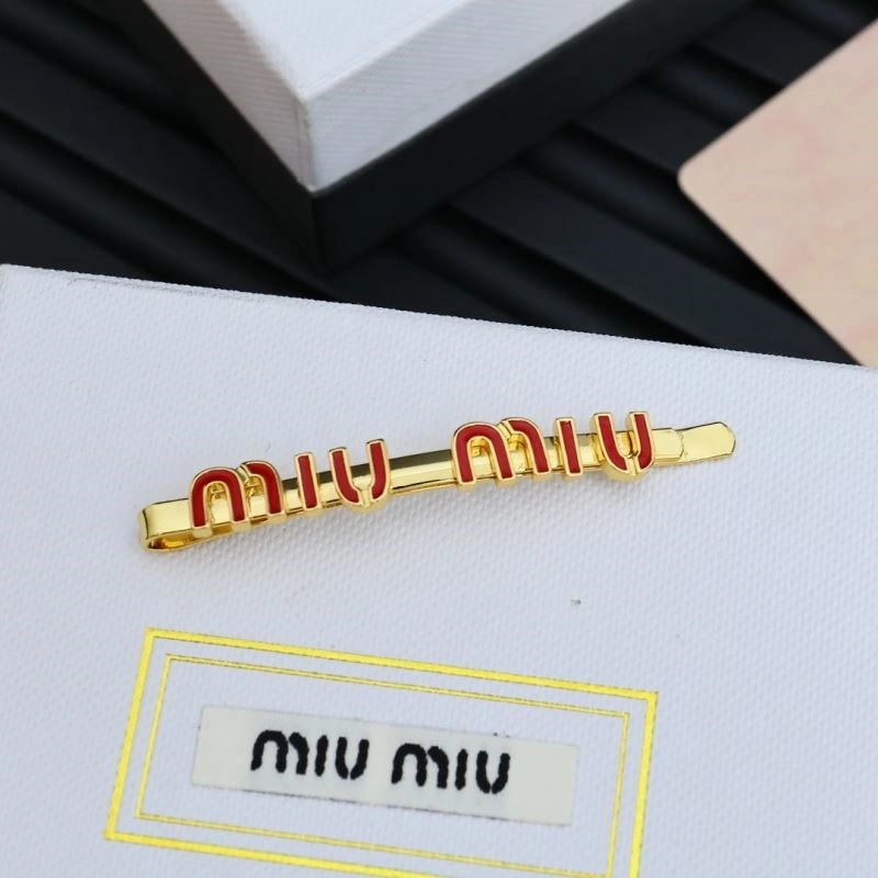Mirror quality Miu Miu Hairpins