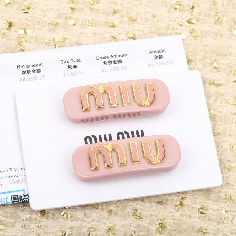 Authentic Miu Miu Hairpins