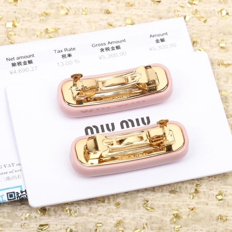 Authentic Miu Miu Hairpins
