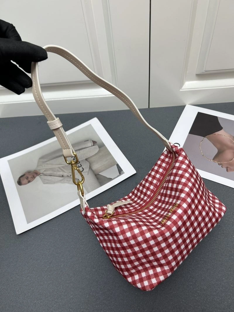 Brand-authenticated Miu Miu Hobo Bags