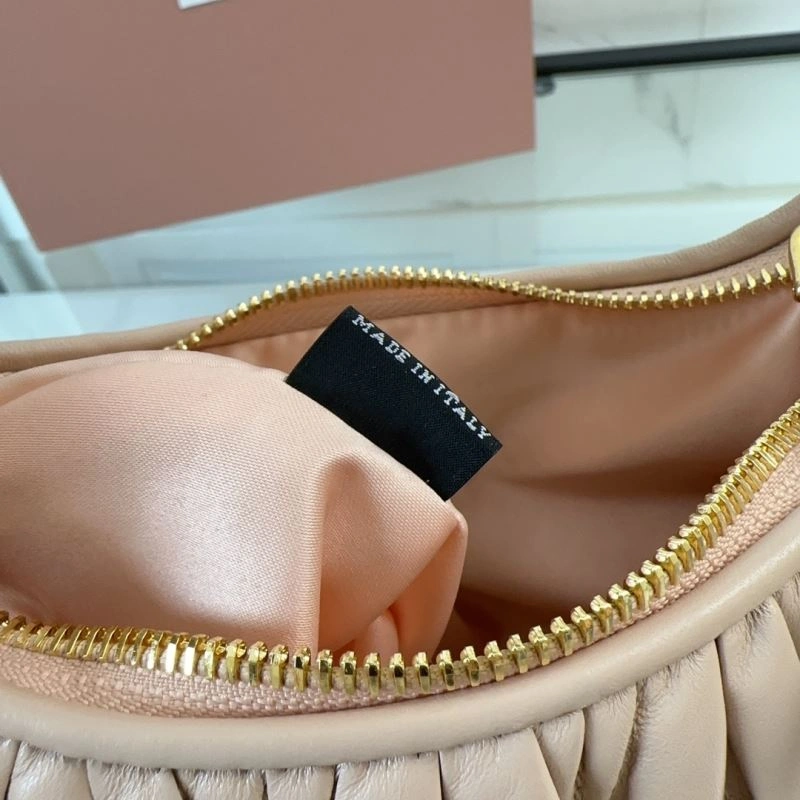 Brand-authenticated Miu Miu Hobo Bags