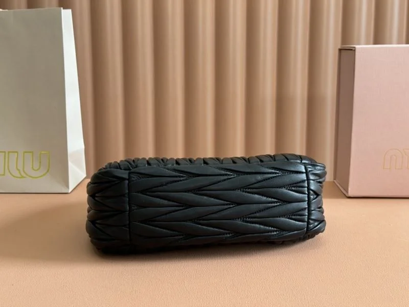 Brand-authenticated Miu Miu Hobo Bags