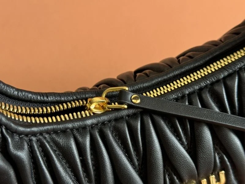 Brand-authenticated Miu Miu Hobo Bags