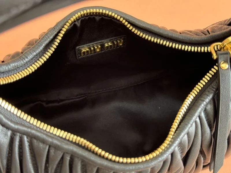 Brand-authenticated Miu Miu Hobo Bags