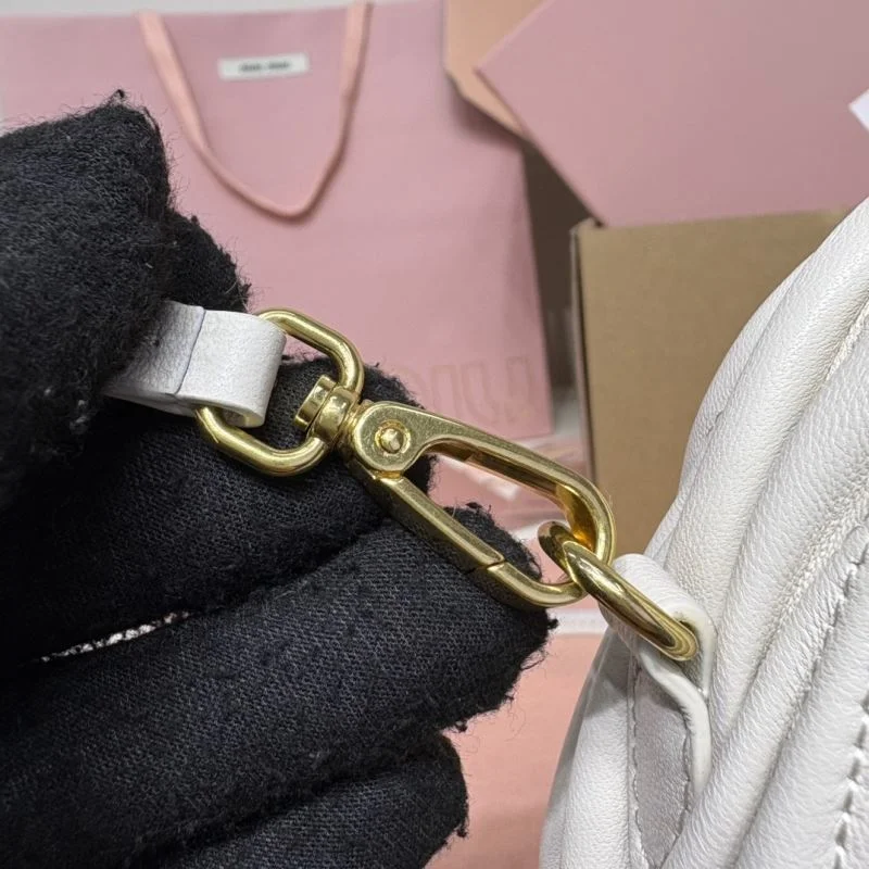 Brand-authenticated Miu Miu Hobo Bags
