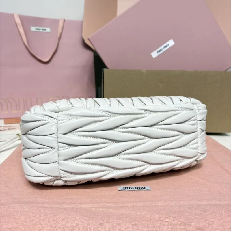 Brand-authenticated Miu Miu Hobo Bags
