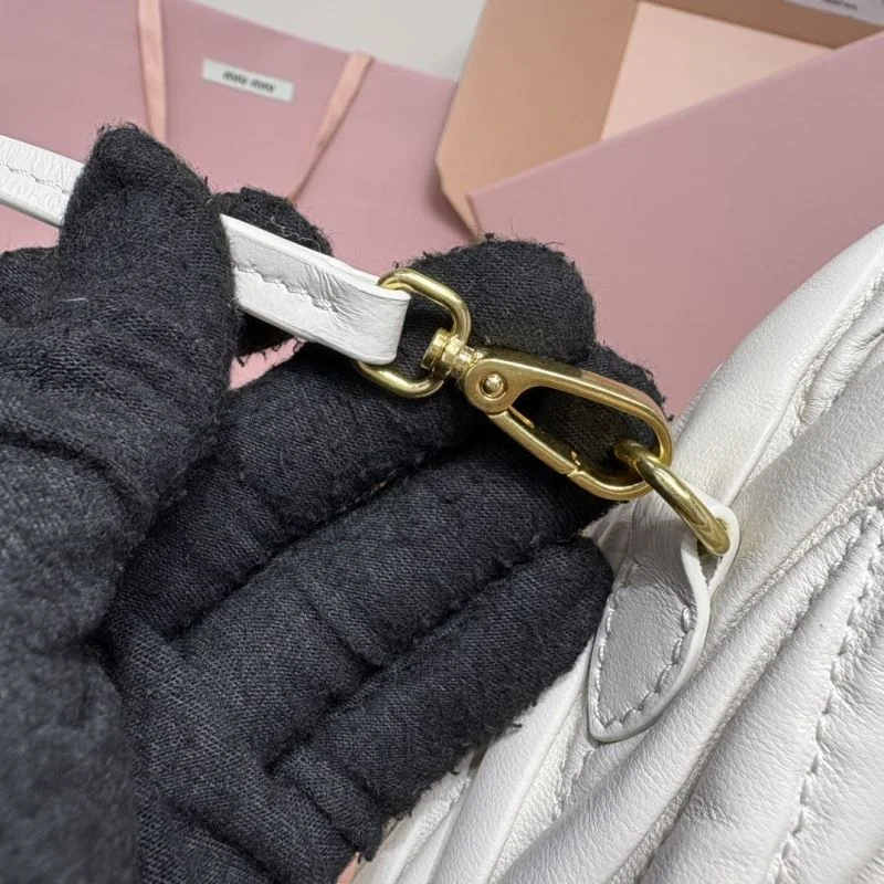 Brand-authenticated Miu Miu Hobo Bags