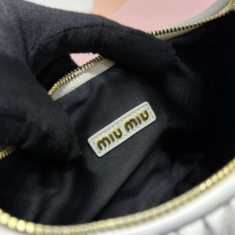 Brand-authenticated Miu Miu Hobo Bags