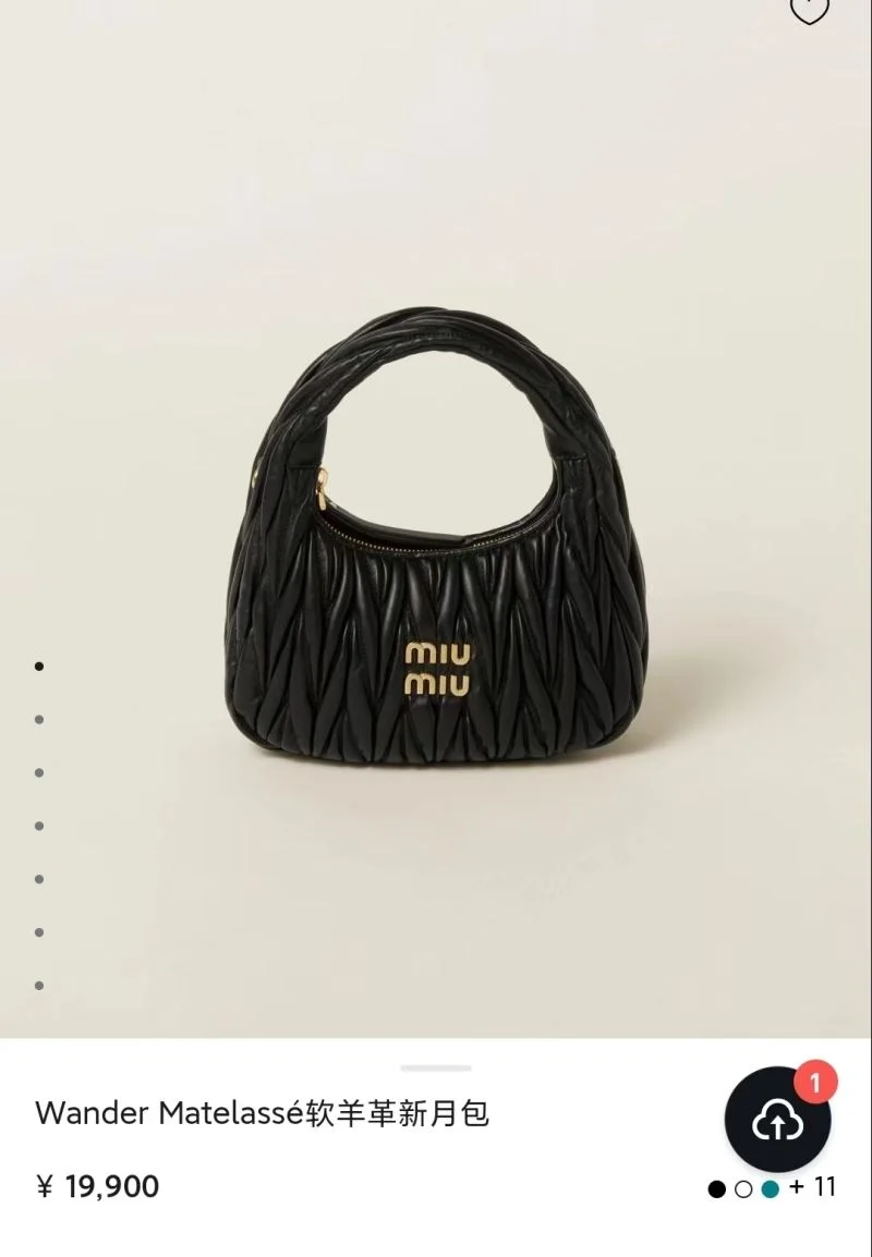Reasonably priced Miu Miu Hobo Bags