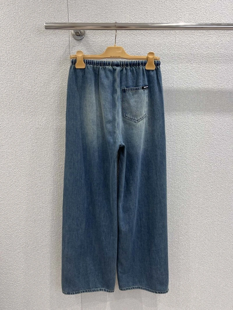 Brand-authenticated Miu Miu Jeans