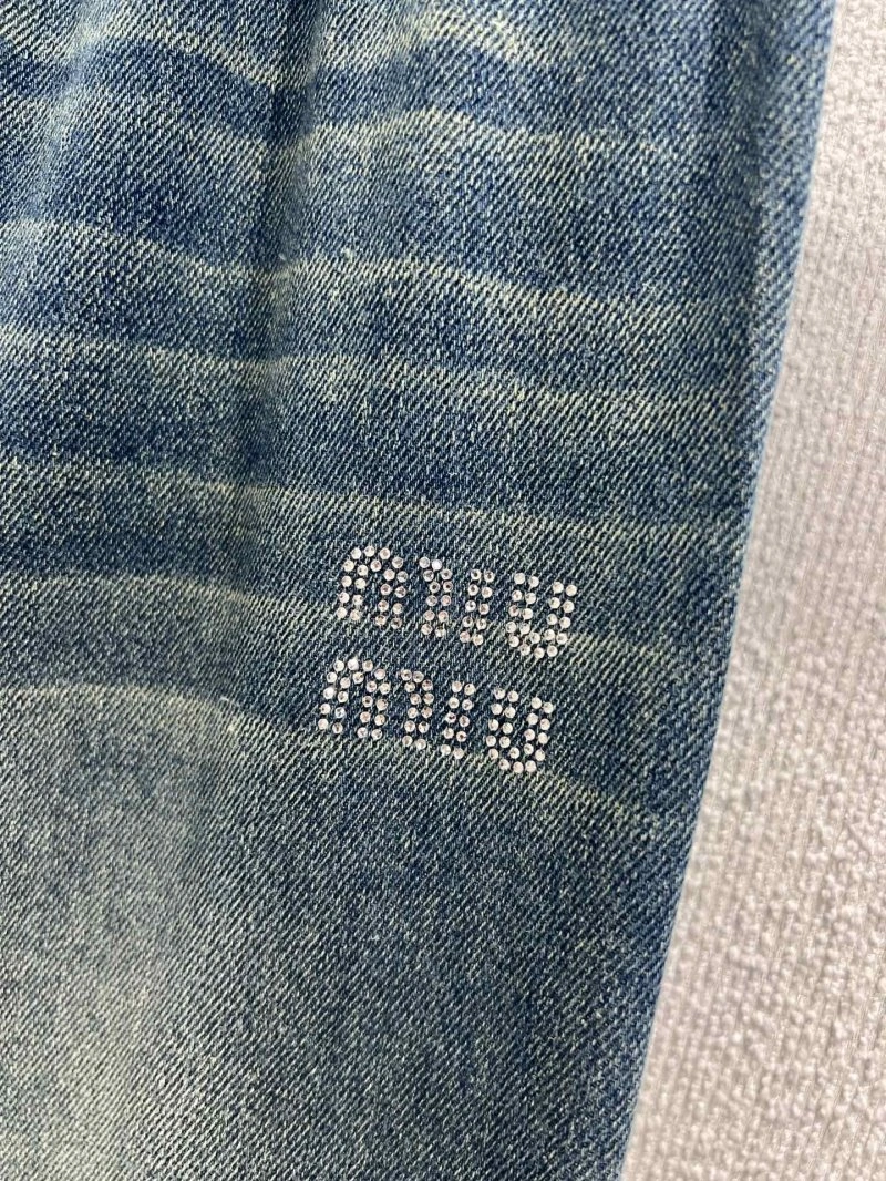 Brand-authenticated Miu Miu Jeans