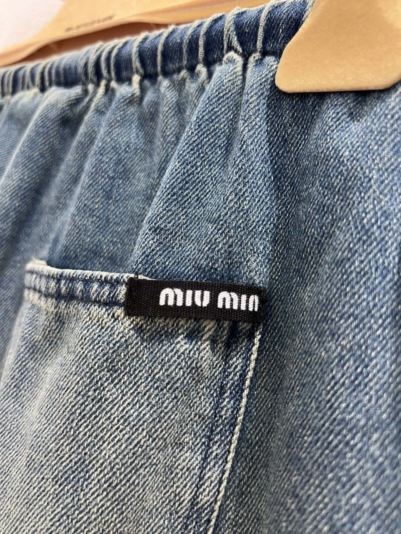 Brand-authenticated Miu Miu Jeans