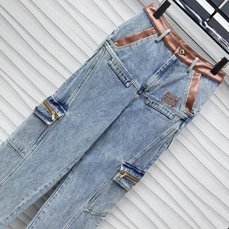 Brand-authenticated Miu Miu Jeans