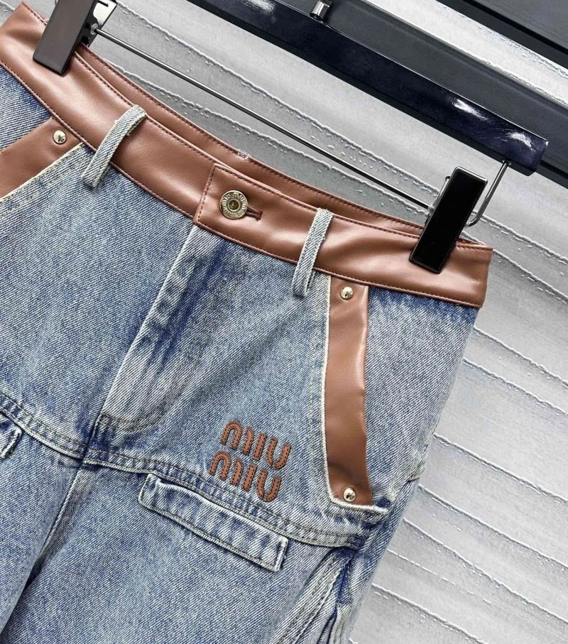 Brand-authenticated Miu Miu Jeans